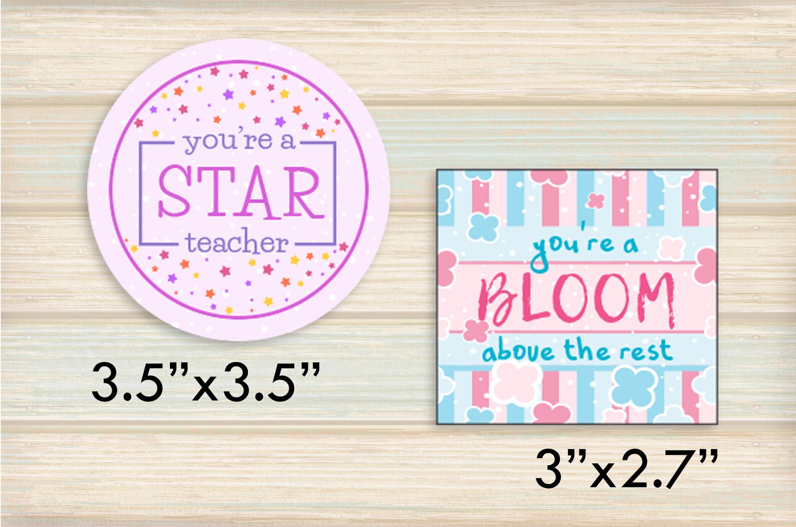 Teacher Appreciation Printables Set of 12 Editable Tags for - Etsy