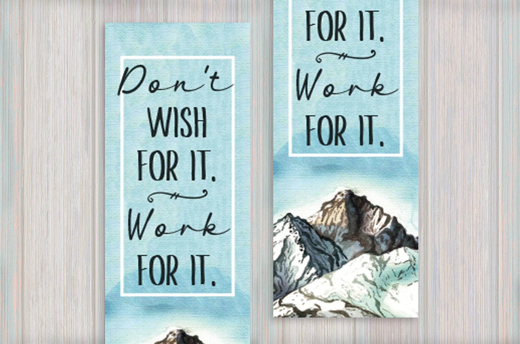 Printable Bookmarks Motivational Saying on Colorful and - Etsy