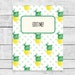 Planner Cover Printable - Cute Cactus Design - Editable Binder Covers ...