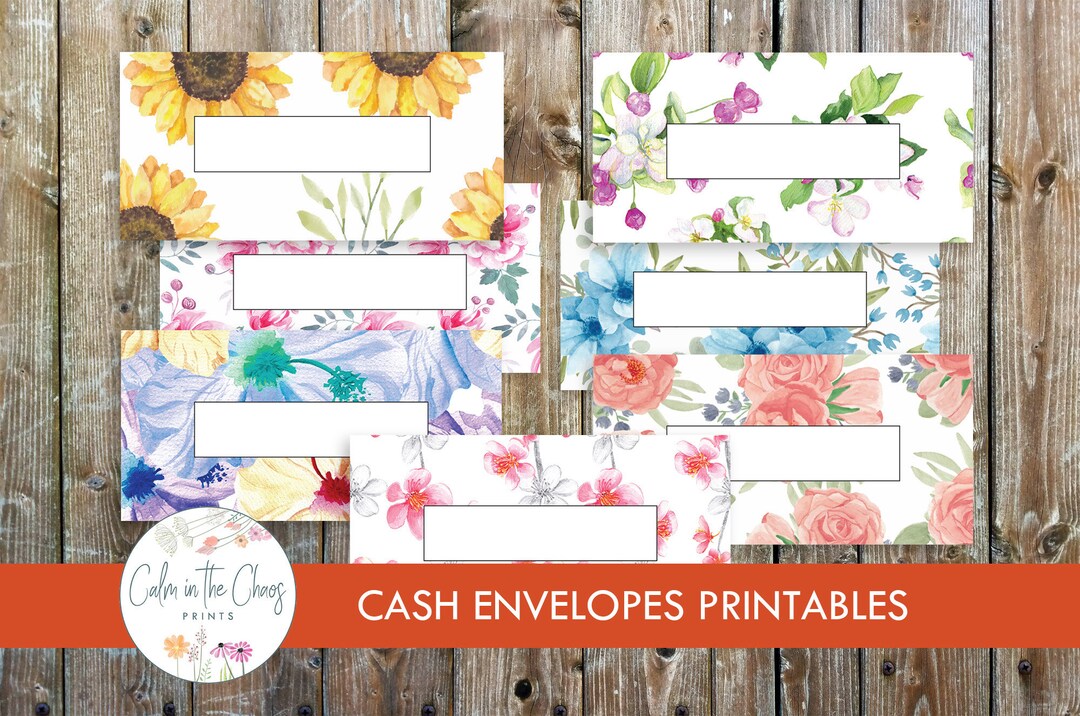 Cash Envelope Printable - Cash Envelope System With Budget Envelopes ...