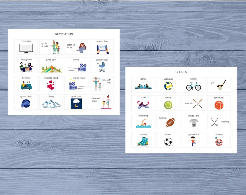 Editable Daily Activity and Chore Chart for Kids Kids Visual Schedule ...