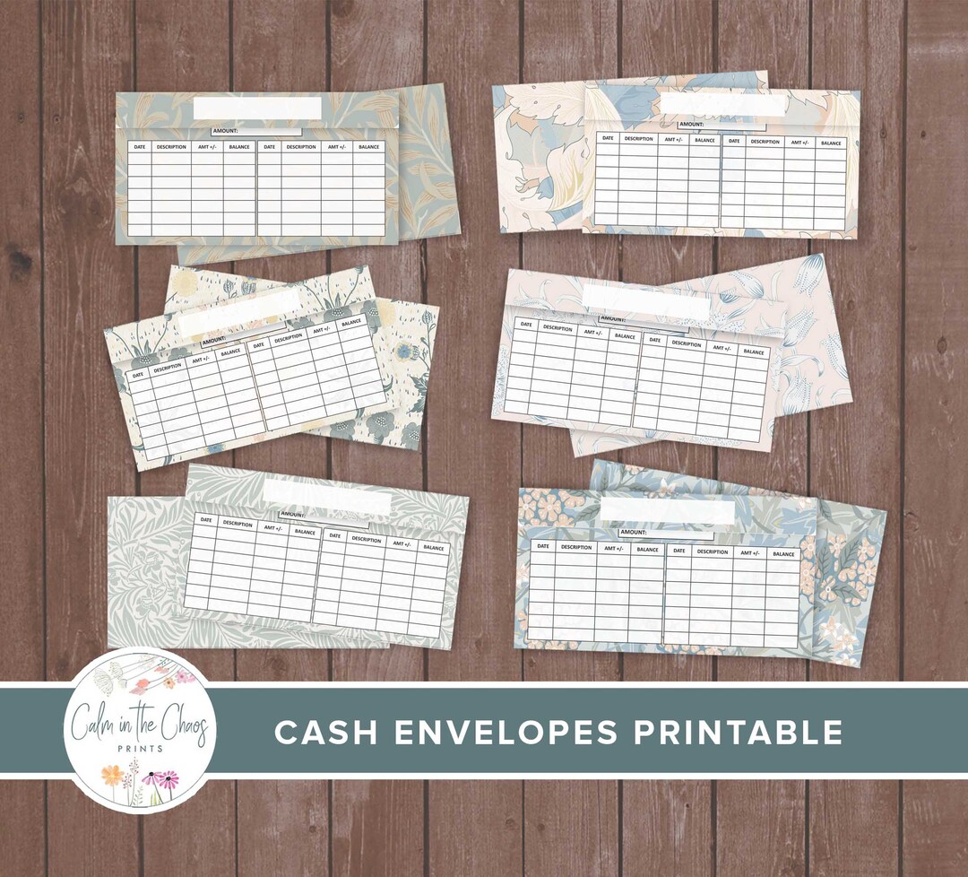 Cash Envelope Printable - Cash Envelope System With Budget Envelopes ...