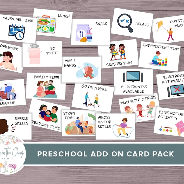 Editable Daily Activity and Chore Chart for Kids Kids Visual Schedule ...