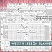 Homeschool Planner Weekly Lesson Planner Pages for 4 6 or | Etsy