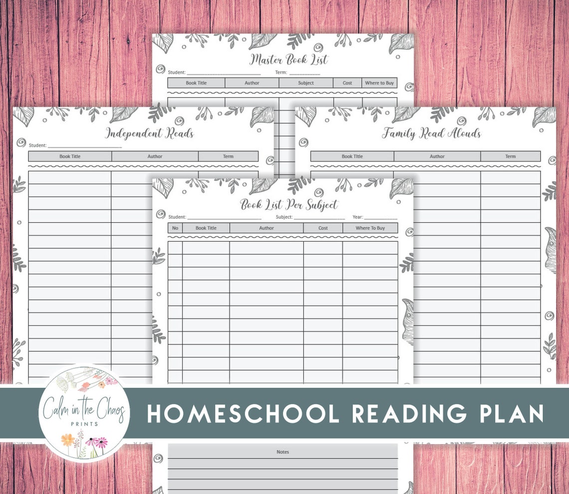 Homeschool Planner Bundle - Home School Teacher Planner - Student ...