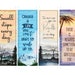 Printable Bookmarks Motivational Saying on Colorful and - Etsy