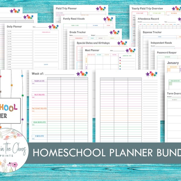 Homeschool Planner - Etsy