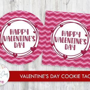 Valentine's Day Cookie Tag - Teacher Appreciation Printables - Class ...