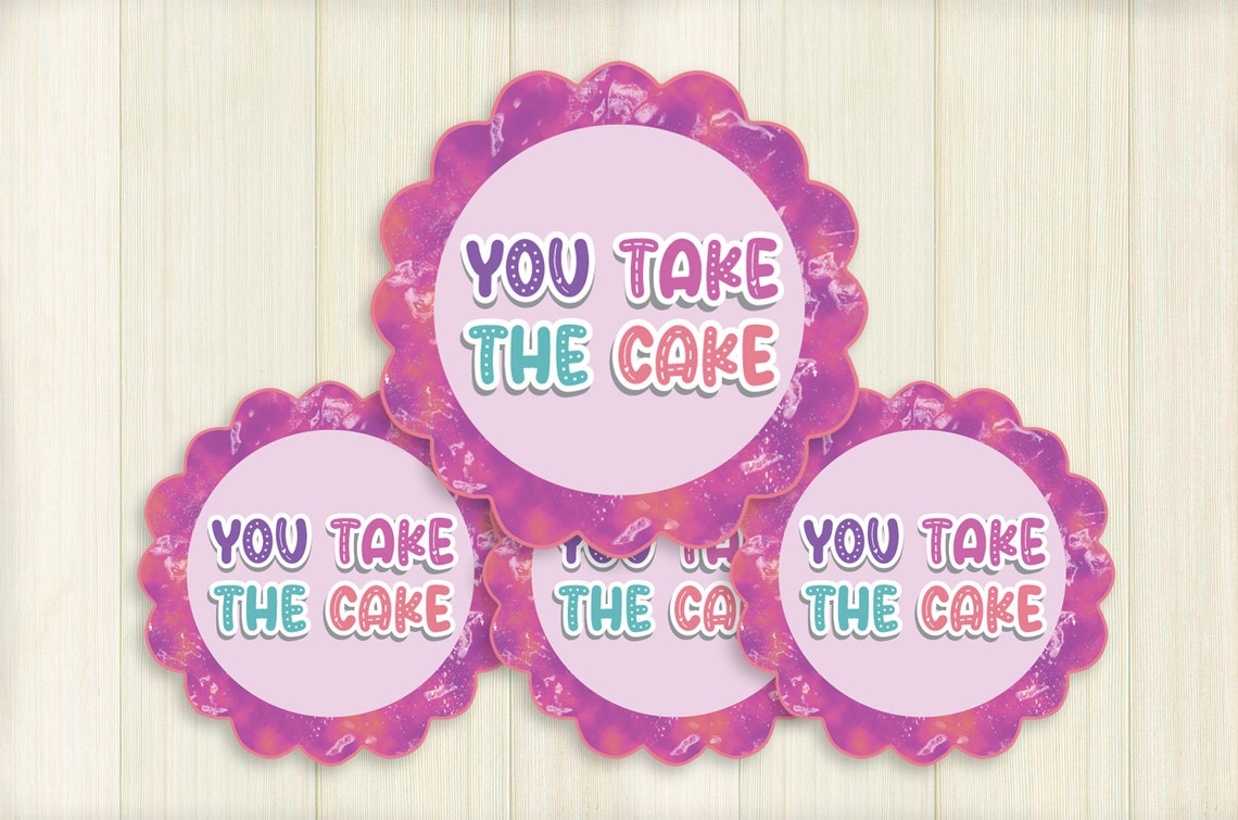 Teacher Appreciation Cupcake Toppers Thank You Cookie Tag | Etsy