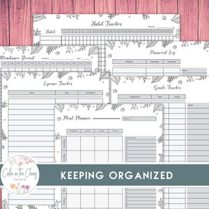 Homeschool Planner Bundle - Home School Teacher Planner - Student ...