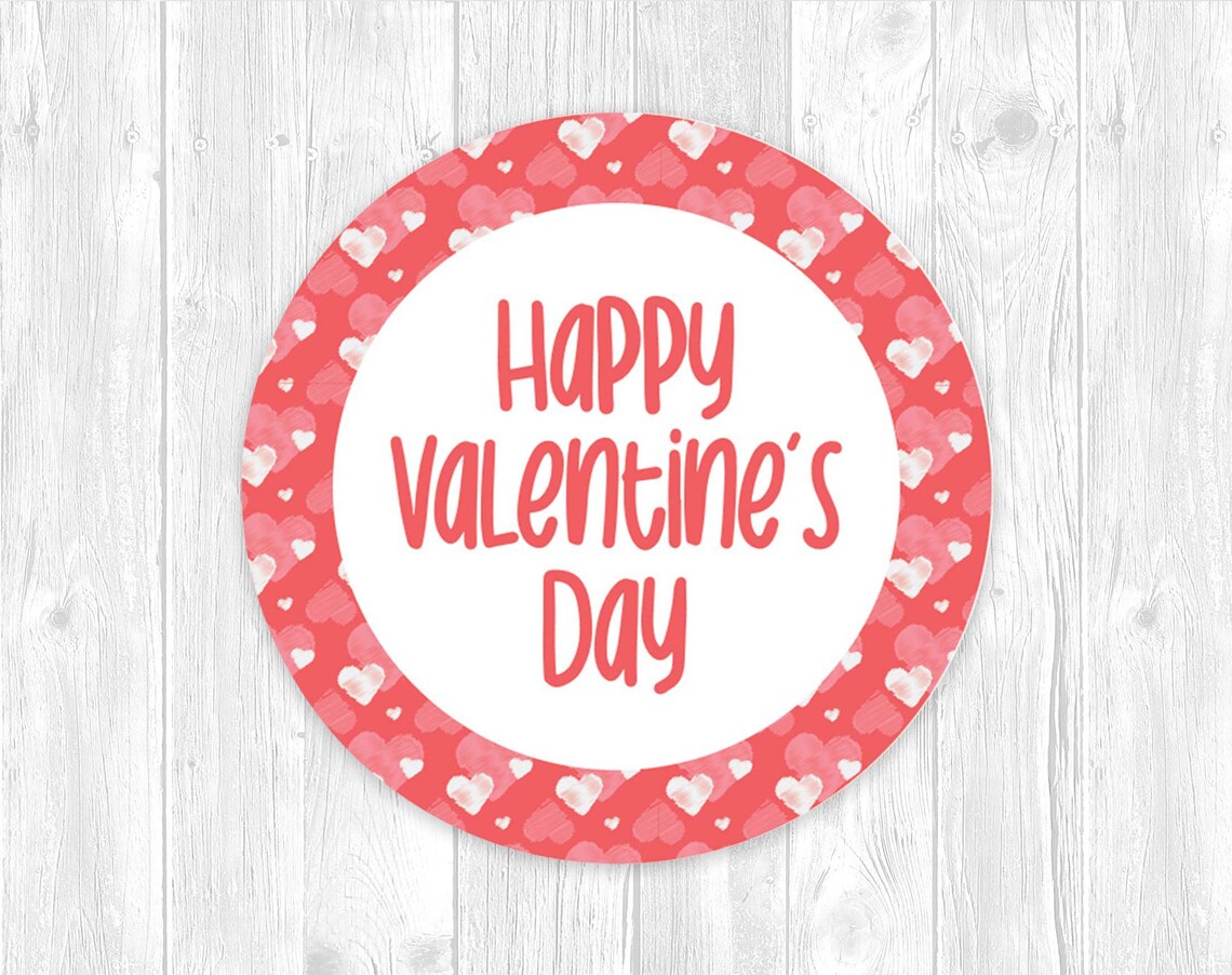 Happy Valentine's Day Cookie Tag Teacher Appreciation Printables Class ...