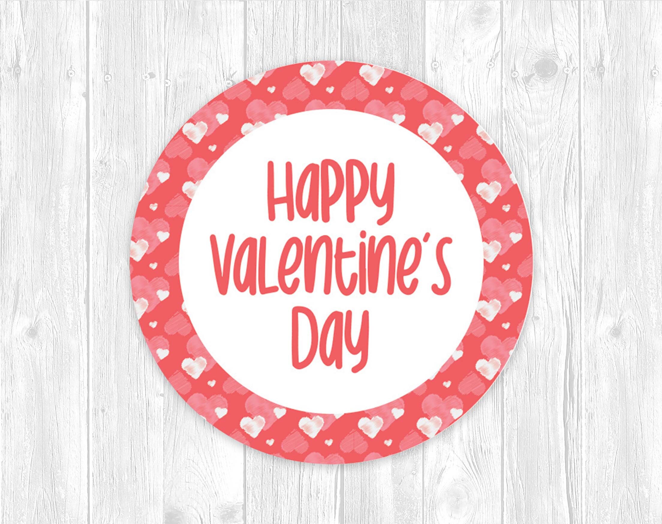Happy Valentine's Day Cookie Tag Teacher Appreciation Printables Class ...