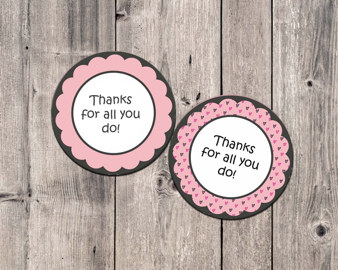 Teacher Appreciation Cupcake Toppers Thank You Cookie Tag Etsy