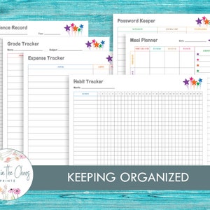 Homeschool Planner Bundle - Home School Teacher Planner - Student ...