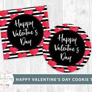 Happy Valentine's Day Cookie Tag - Teacher Appreciation Printables ...