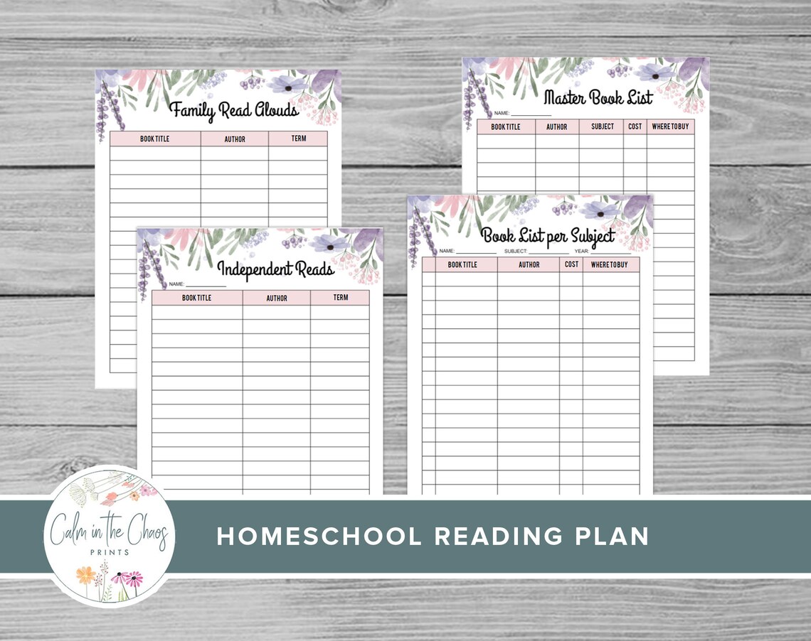 Homeschool Planner Bundle Editable and Printable Home School | Etsy