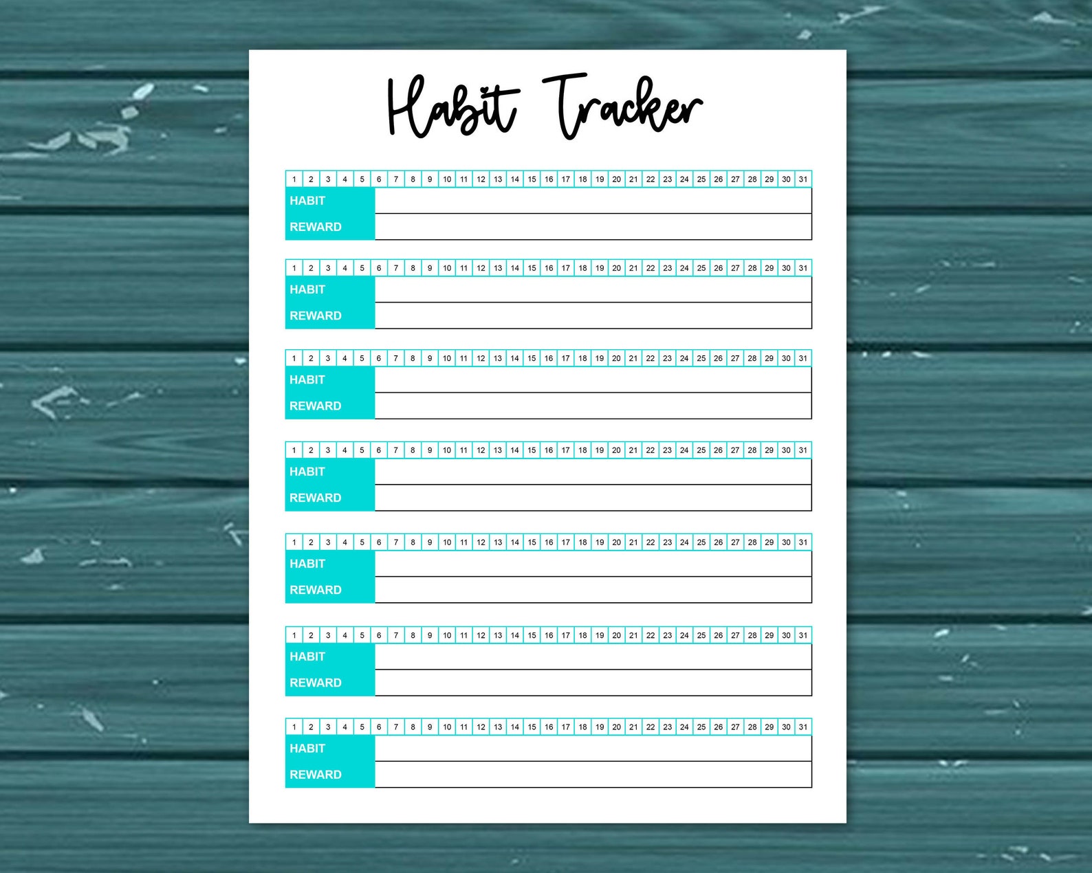 Fitness Planner Printable Bundle Health Tracker Planner - Etsy