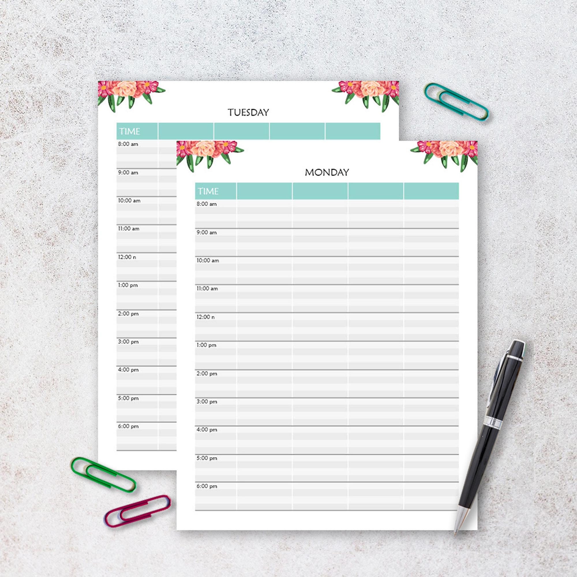 Homeschool Planner Printable Schedule for Planning Your Homeschooling ...