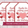 Teacher Appreciation Printables - A Little Treat for a Teacher so Sweet ...