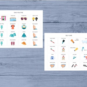 Editable Daily Activity and Chore Chart for Kids - Kids Visual Schedule ...