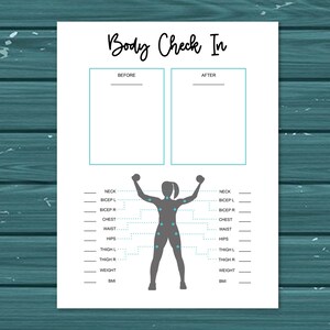 Fitness Planner Printable Bundle - Basic Fitness Planner - Daily ...