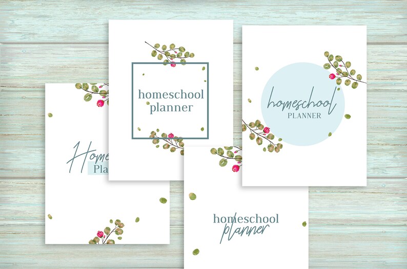 Homeschool Planner Bundle - Editable and Printable Home School Teacher ...
