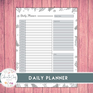 Homeschool Planner - Daily Planner Page - Plan Out Each School Day in ...