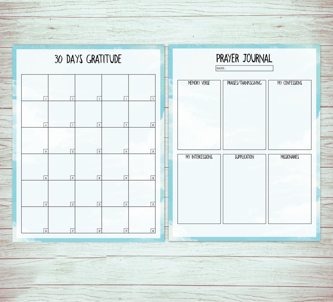 Bible Study Printable Christian Planner With Bible | Etsy