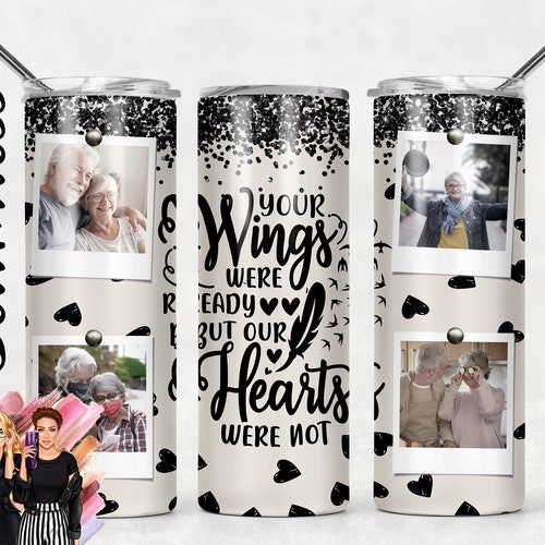 Memorial Picture Memorial Sublimation Designs 20oz Skinny - Etsy