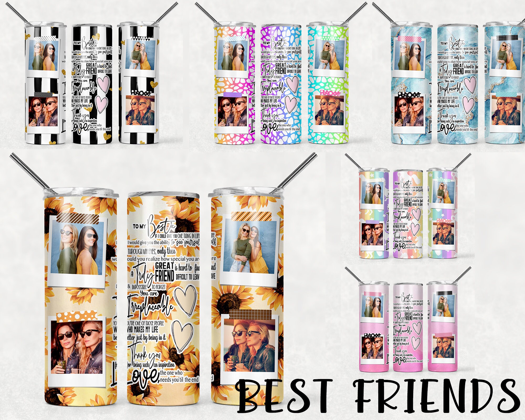 TUMBLER WRAP BUNDLE Drive 60 Photo Insert Designs Bundle - Etsy