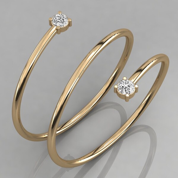 Wrap Around Ring - Etsy