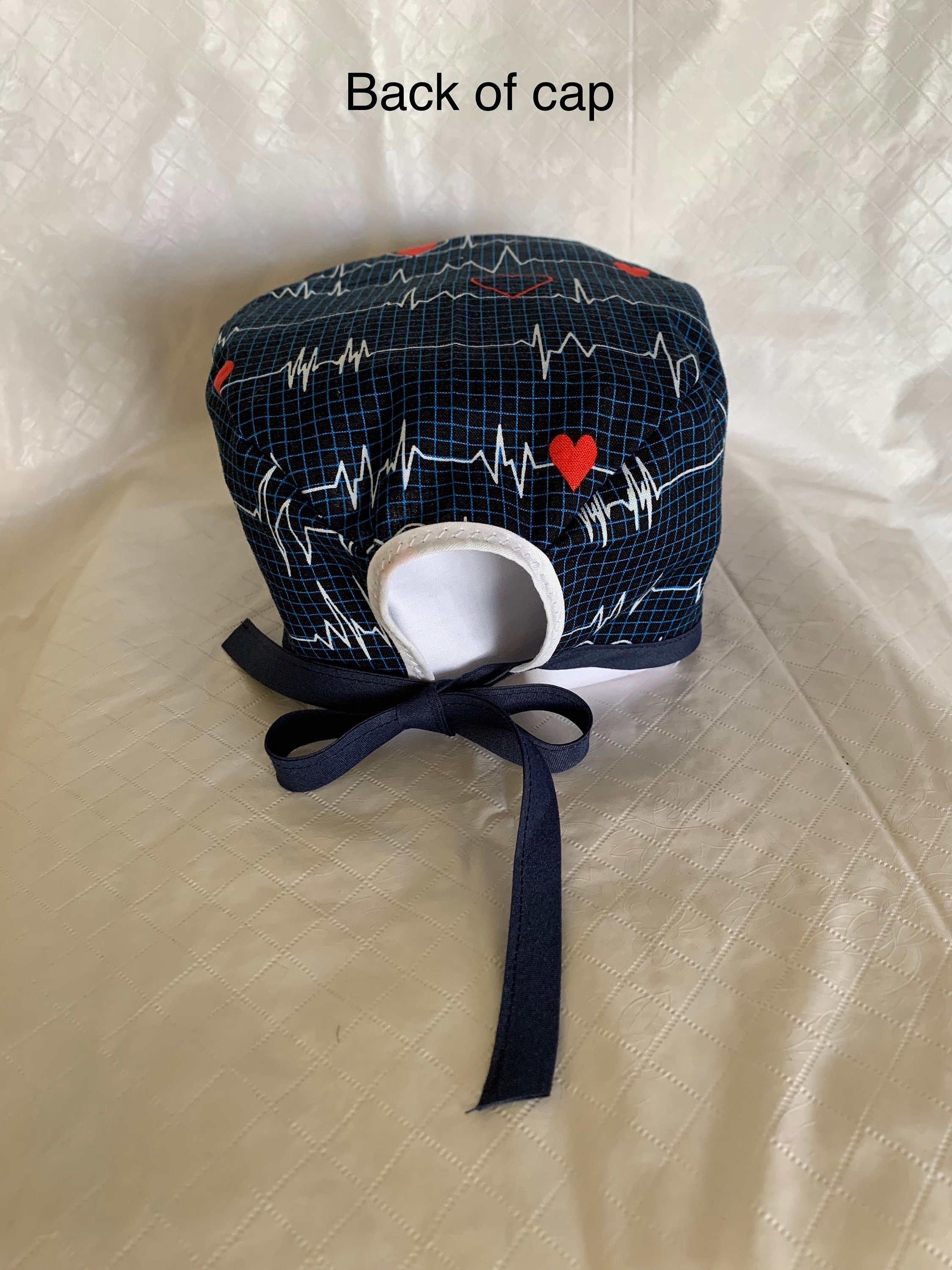 Surgical Cap With Buttons. Scrub Hat. Scrub Cap for Doctor - Etsy