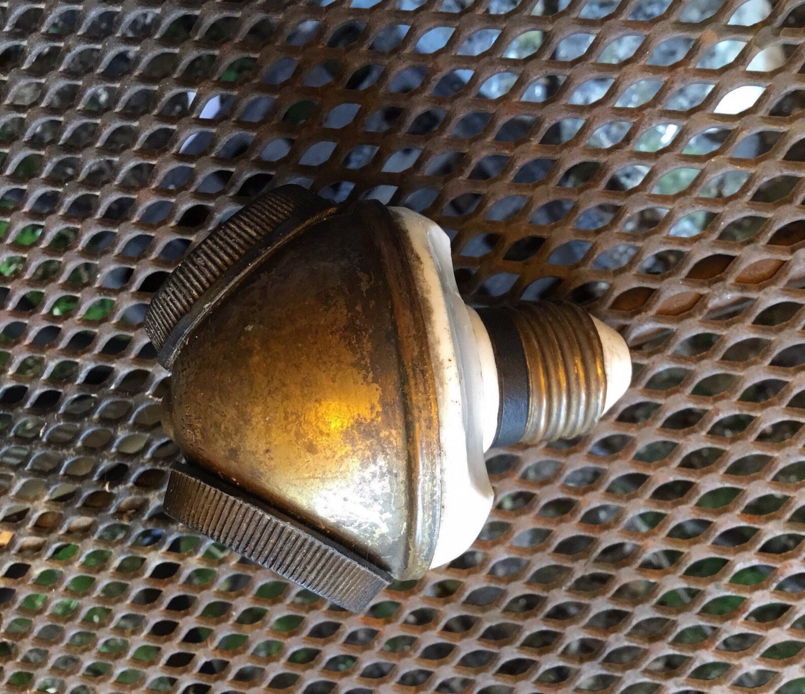 Two Light Socket Cluster Brass Porcelain Light Cluster - Etsy