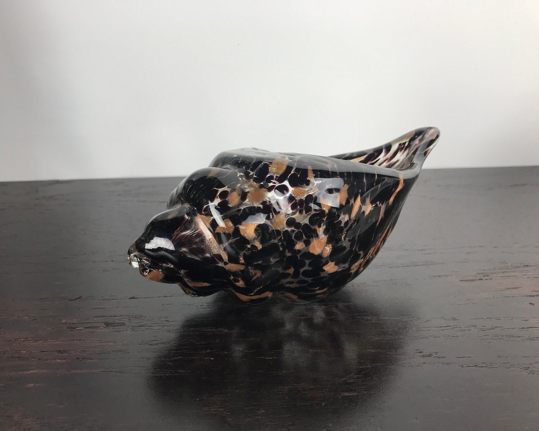 Blown Glass Seashell Art Glass Shell Atomchicago - Etsy