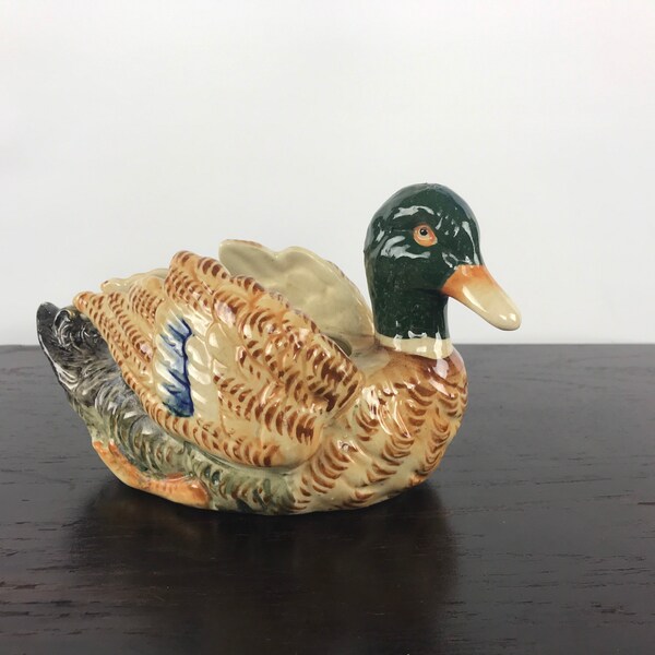 Ceramic Duck Planter - Etsy