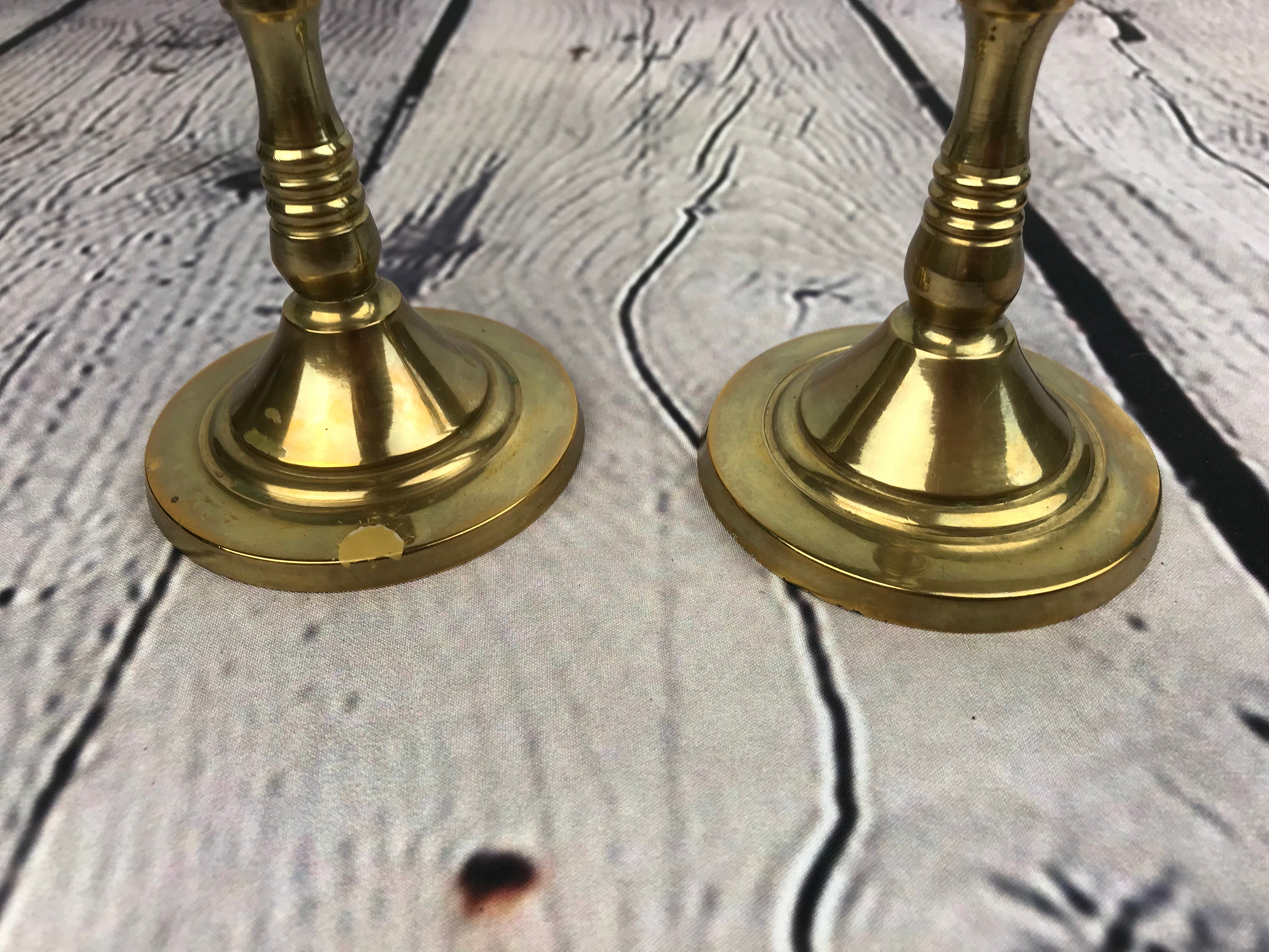 Home Décor Candleholders Candles & Holders Vintage Bronze Candlesticks ...