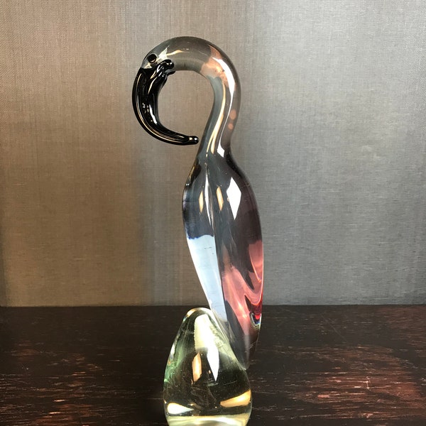 Glass Flamingo - Etsy