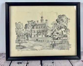 Charles H Overly Williamsburg Sketches - Etsy
