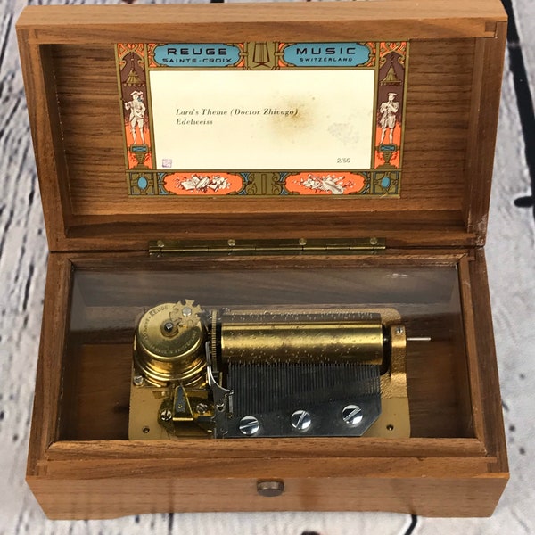 Antique Music Box - Etsy