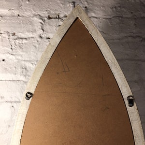 Vintage Nautical Mirror Boat Shaped Mirror Seaside Nautical | Etsy