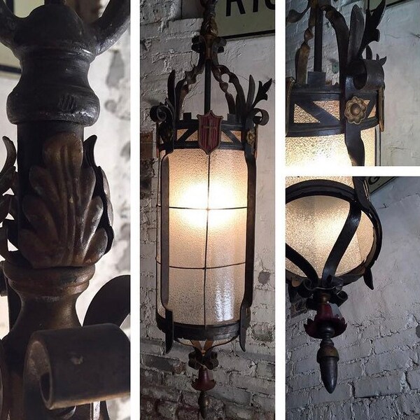 Antique Gothic Pendant Light - Etsy