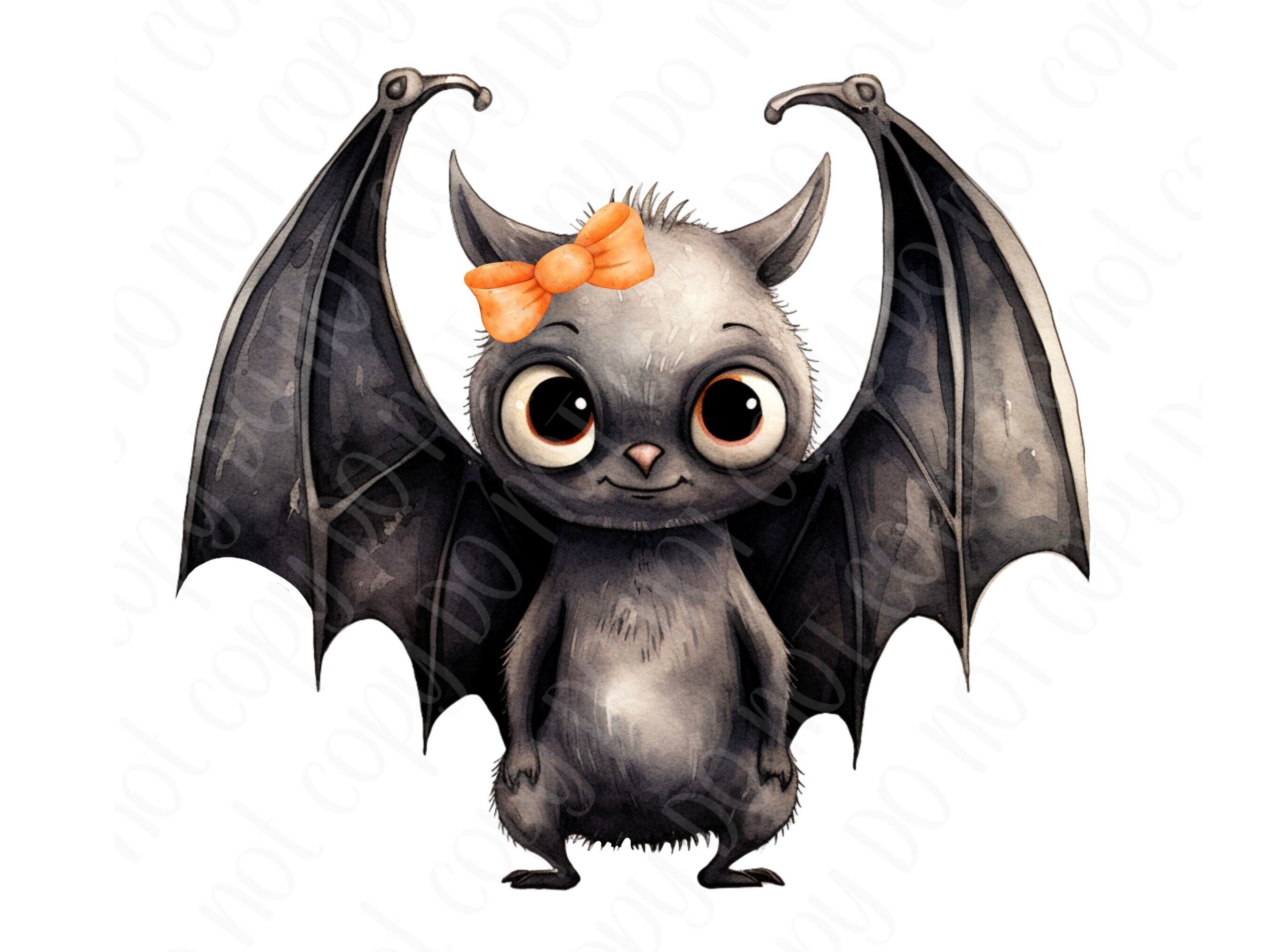 Two Designs Included in This Listing Cute Lil Bat. Digital File, PNG ...