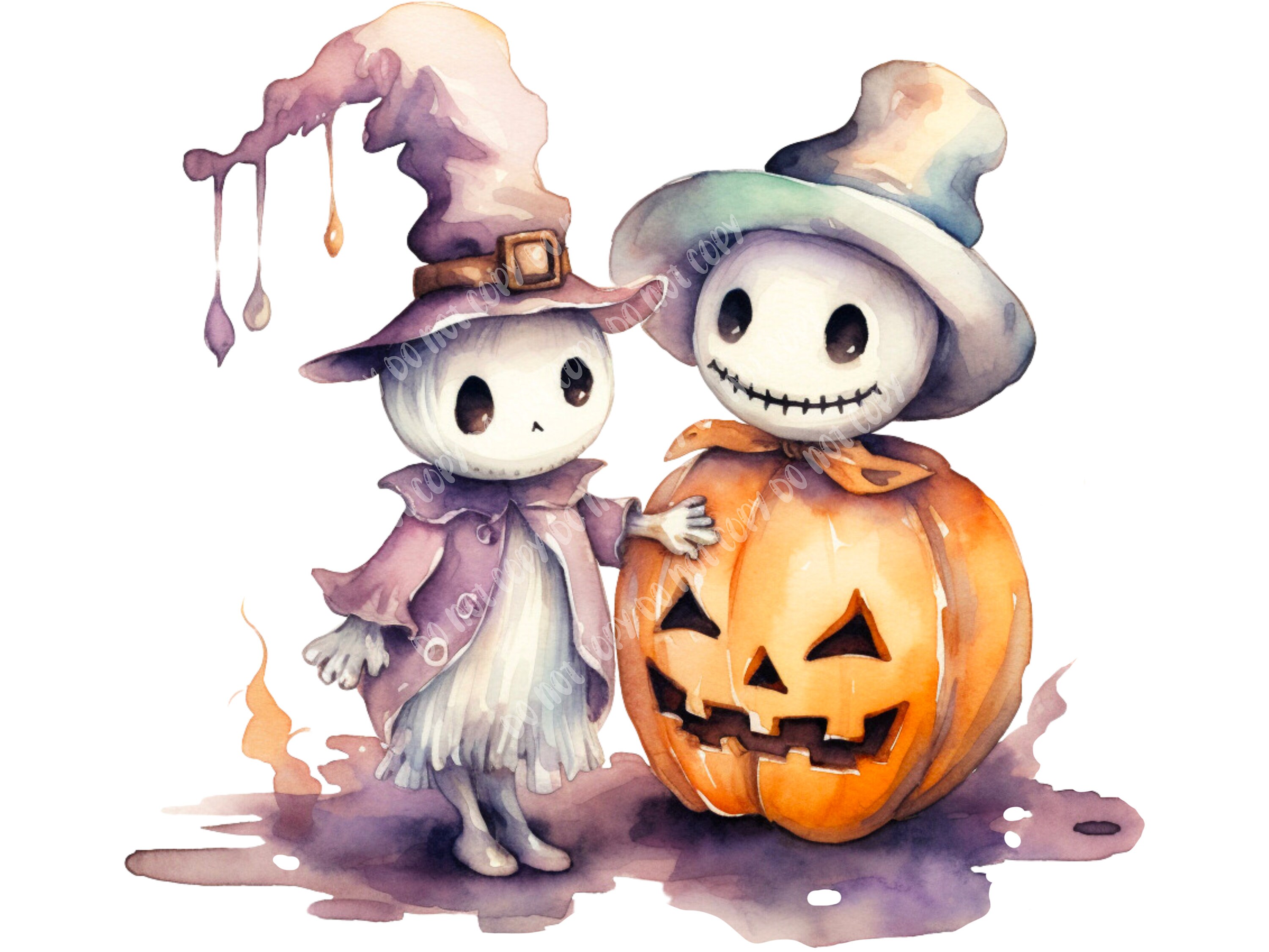2 Designs! Halloween Pals. so Cute!!! PNG Download. 300 Dpi ...