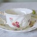 English Crescent Bone China Cup and Saucer Set , Made in England ...