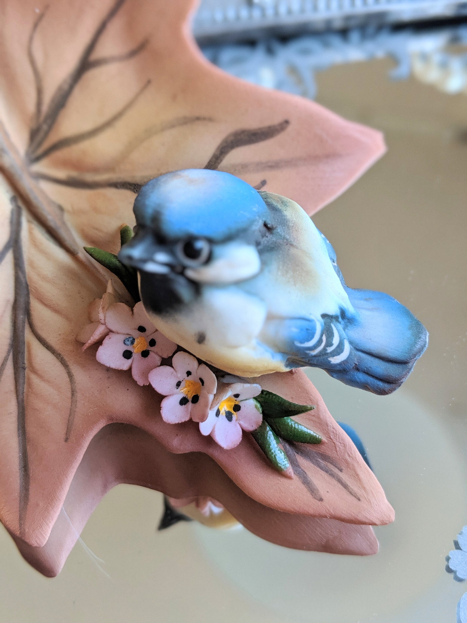 Delightful Vintage Capodimonte Fine Figurines Blue Bird on | Etsy