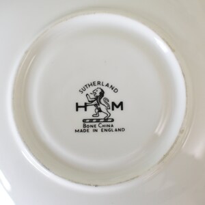 H&M Sutherland in Matt Black and Gold Filigree Tea Cup , Saucer and ...