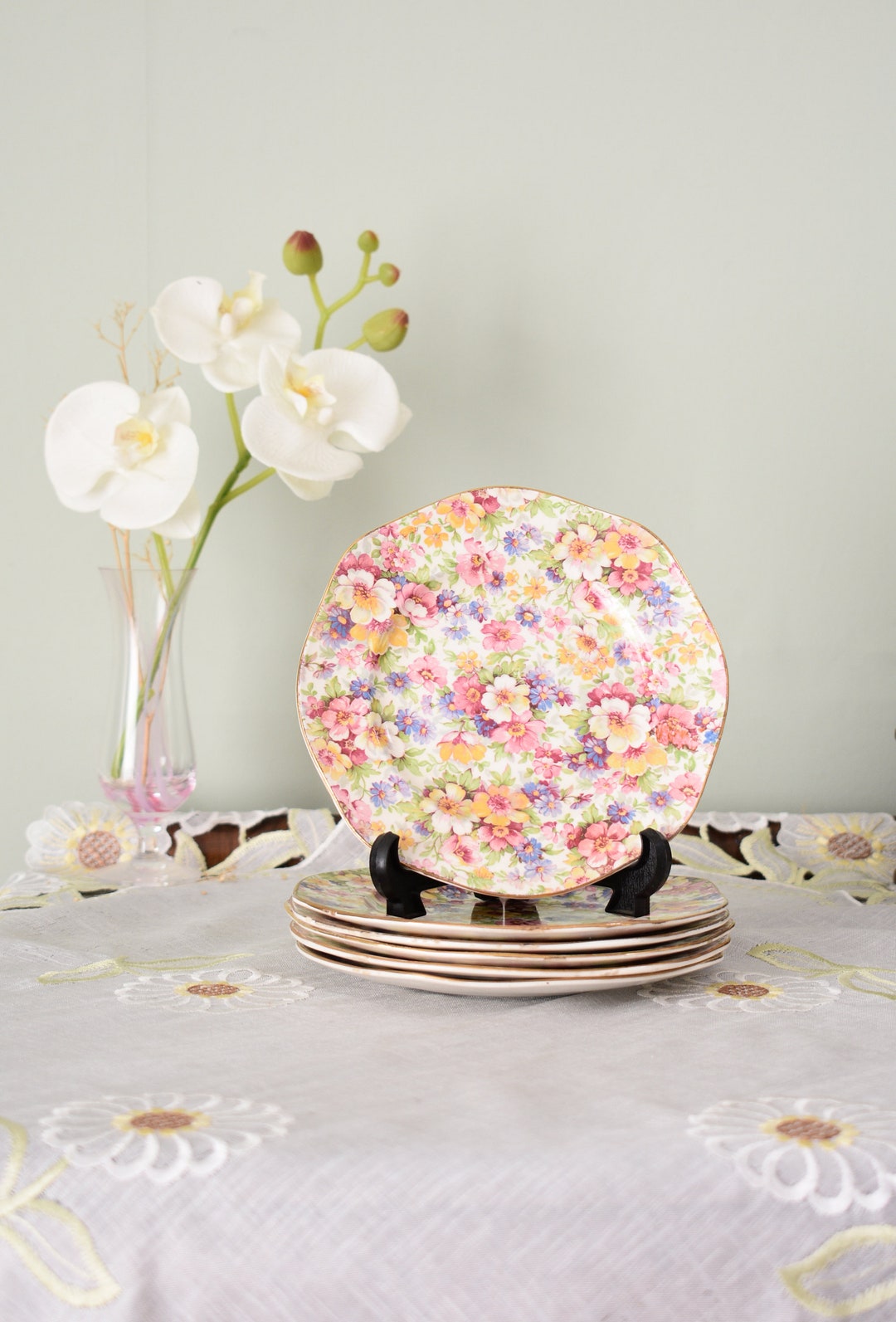 Replacement Vintage James Kent Fenton Du Barry 4 X Saucers, C1936, Bone ...