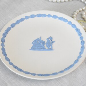 Vintage Wedgwood Jasperwear Blue on White Decorative Plate 16.5cm ...