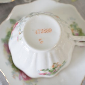 Vintage Victoria Roses in Scalloped Shape Code 473889 Cup and Saucer ...