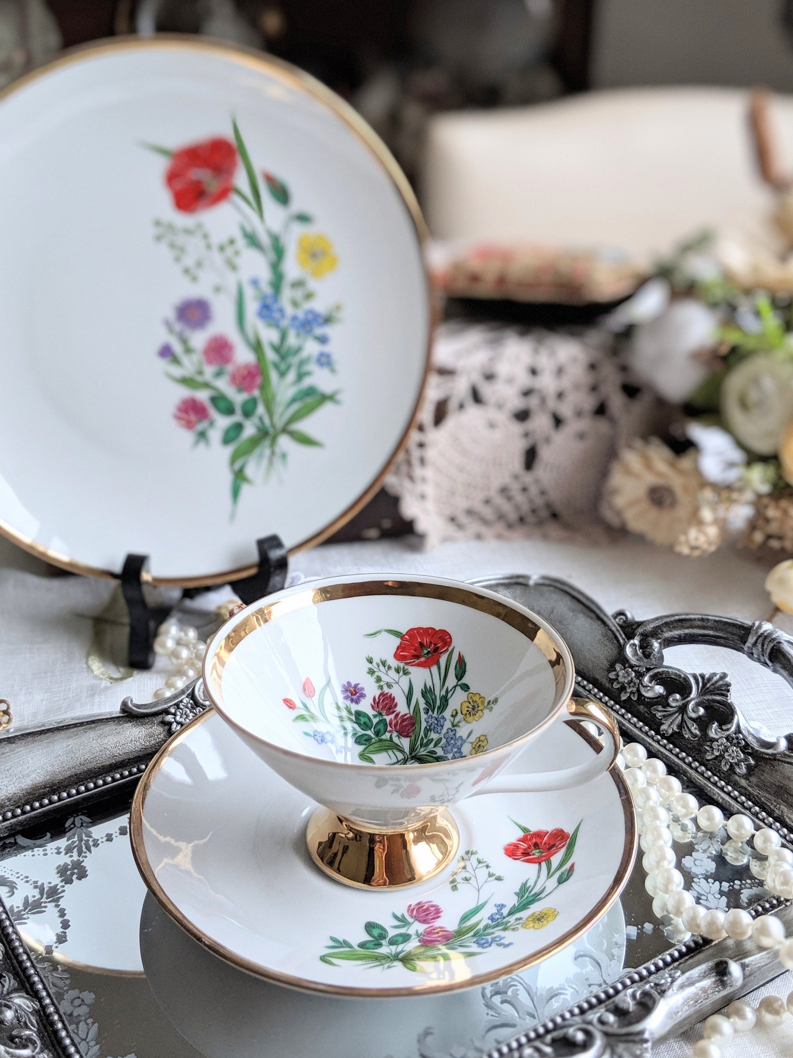 Rare Mid Century Winterling Bavaria Wild Flower Pattern - Etsy